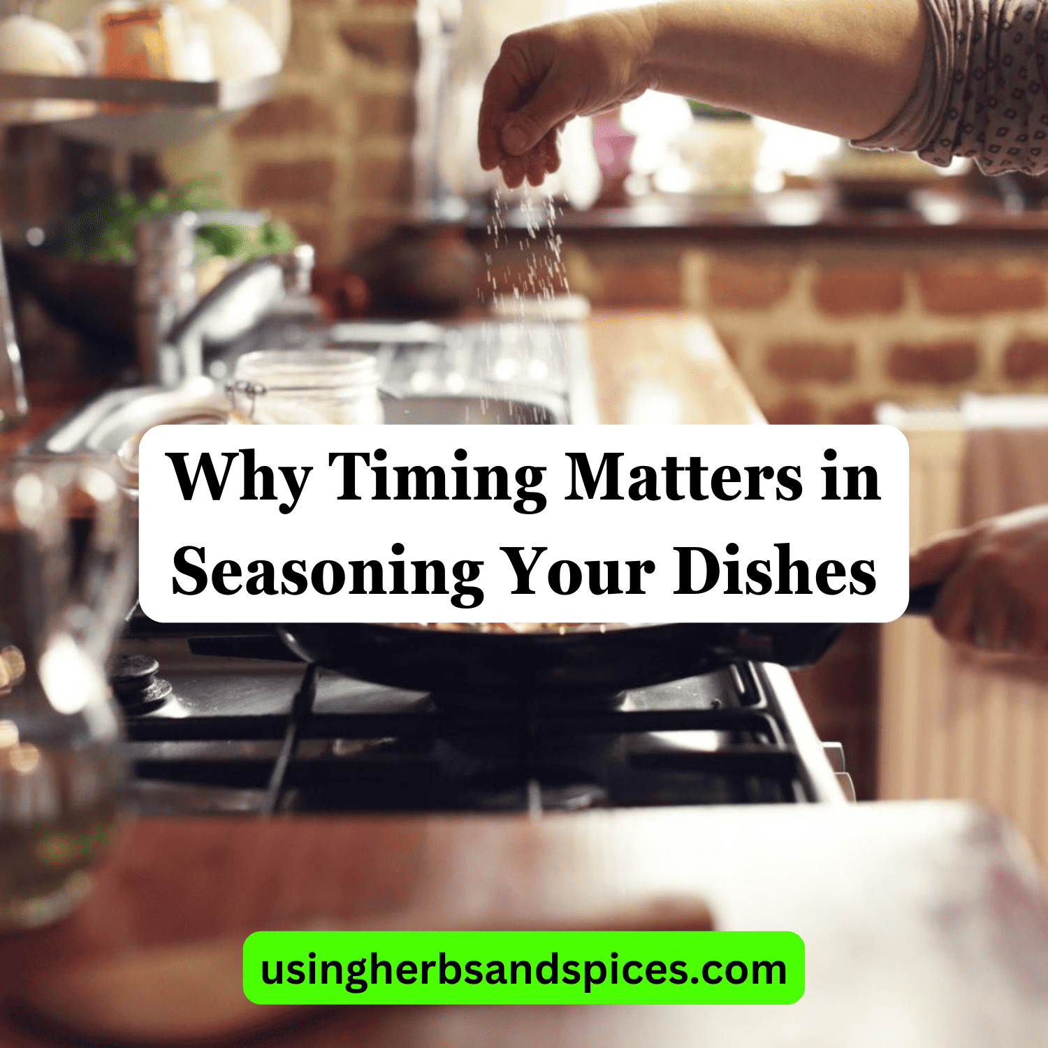 Why Timing Matters in Seasoning Your Dishes - Using Herbs & Spices