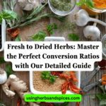 Fresh to Dried Herbs: Master the Perfect Conversion Ratios with Our ...
