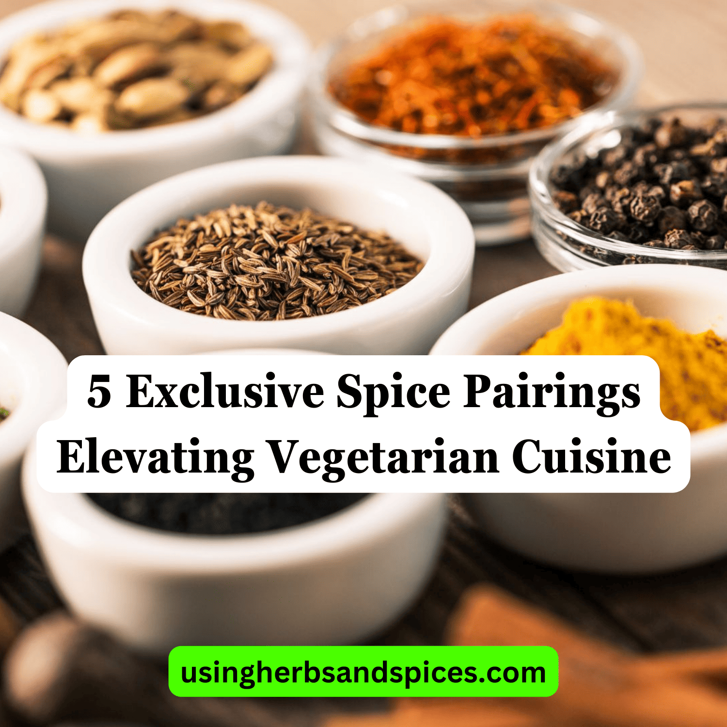 5 Exclusive Spice Pairings Elevating Vegetarian Cuisine - Using Herbs ...