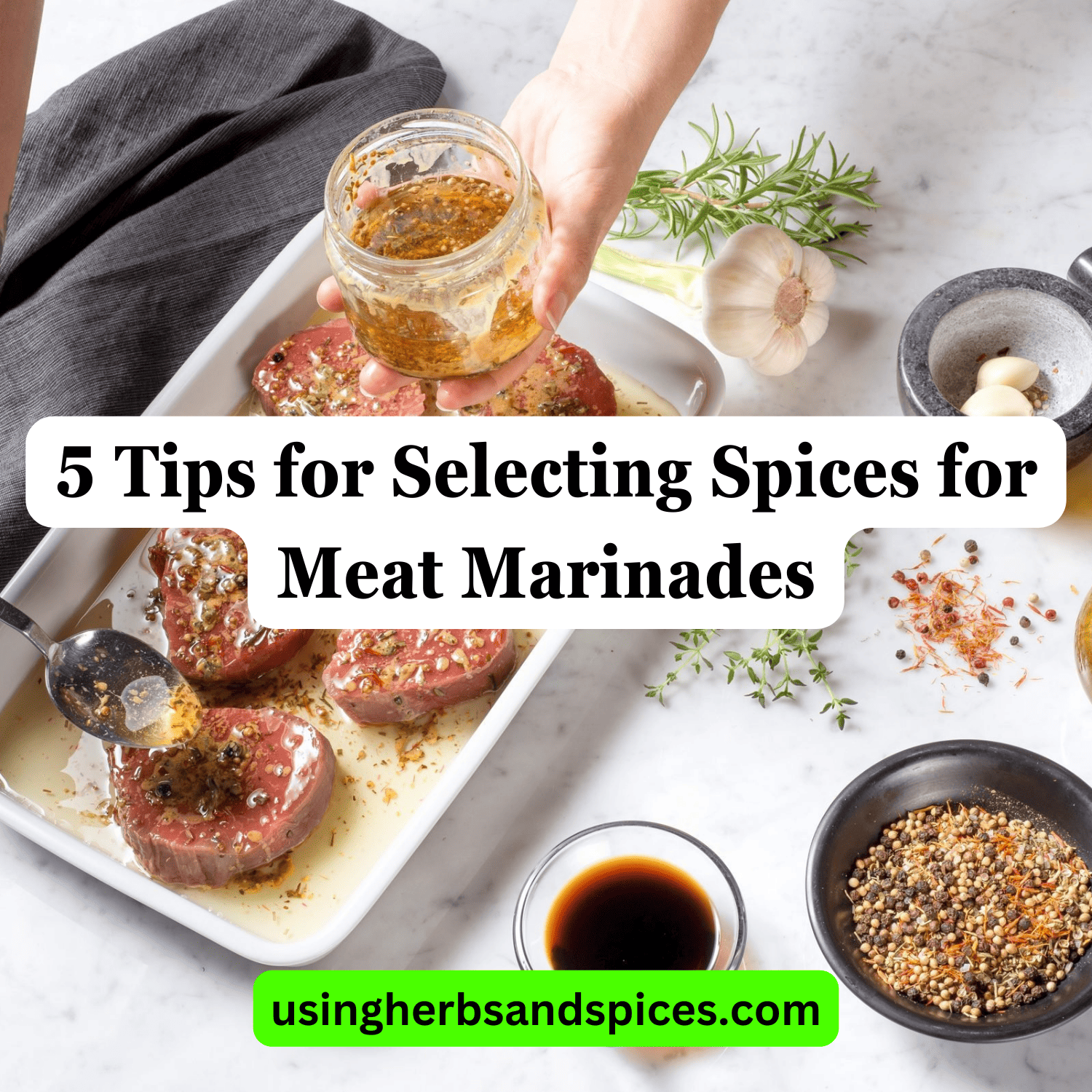 5 Tips for Selecting Spices for Meat Marinades - Using Herbs & Spices