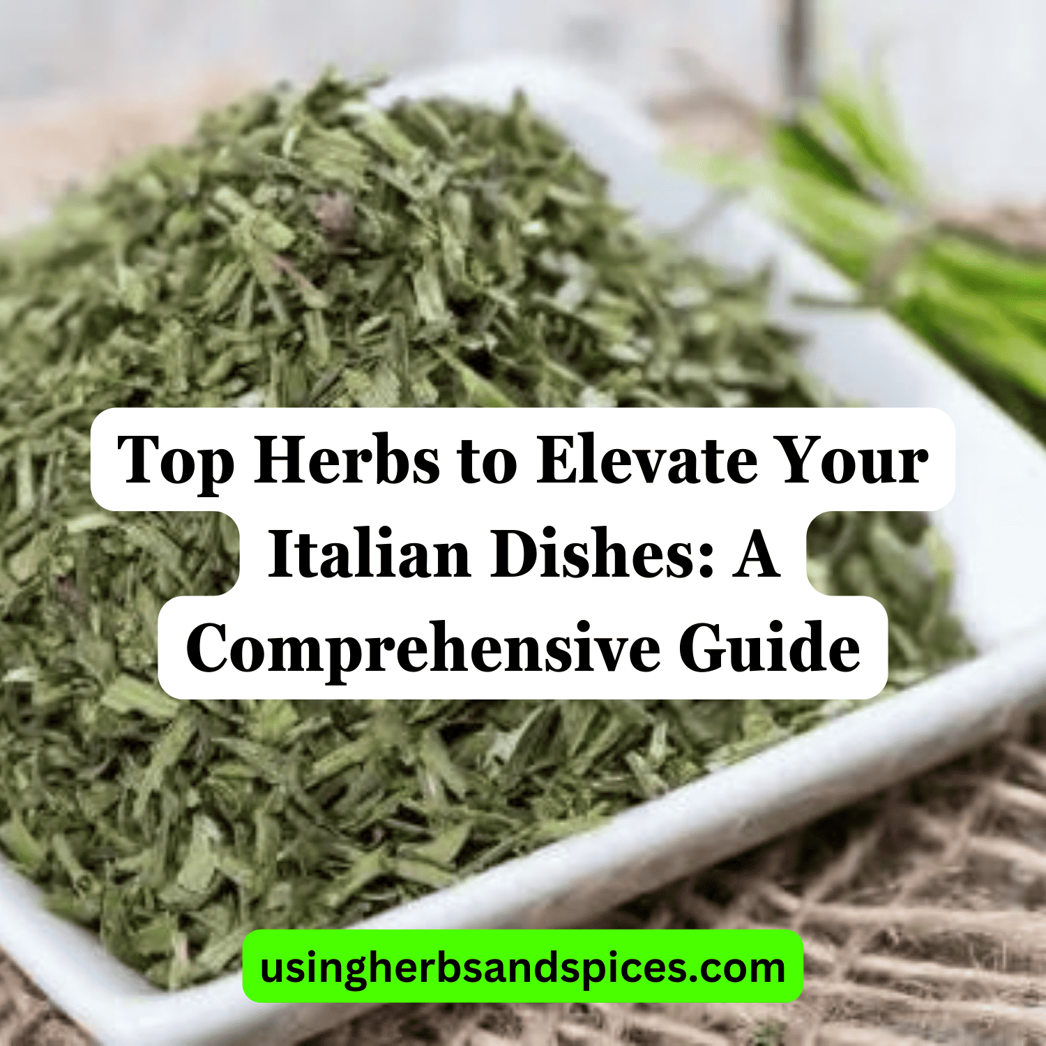 Top Herbs to Elevate Your Italian Dishes: A Comprehensive Guide - Using ...