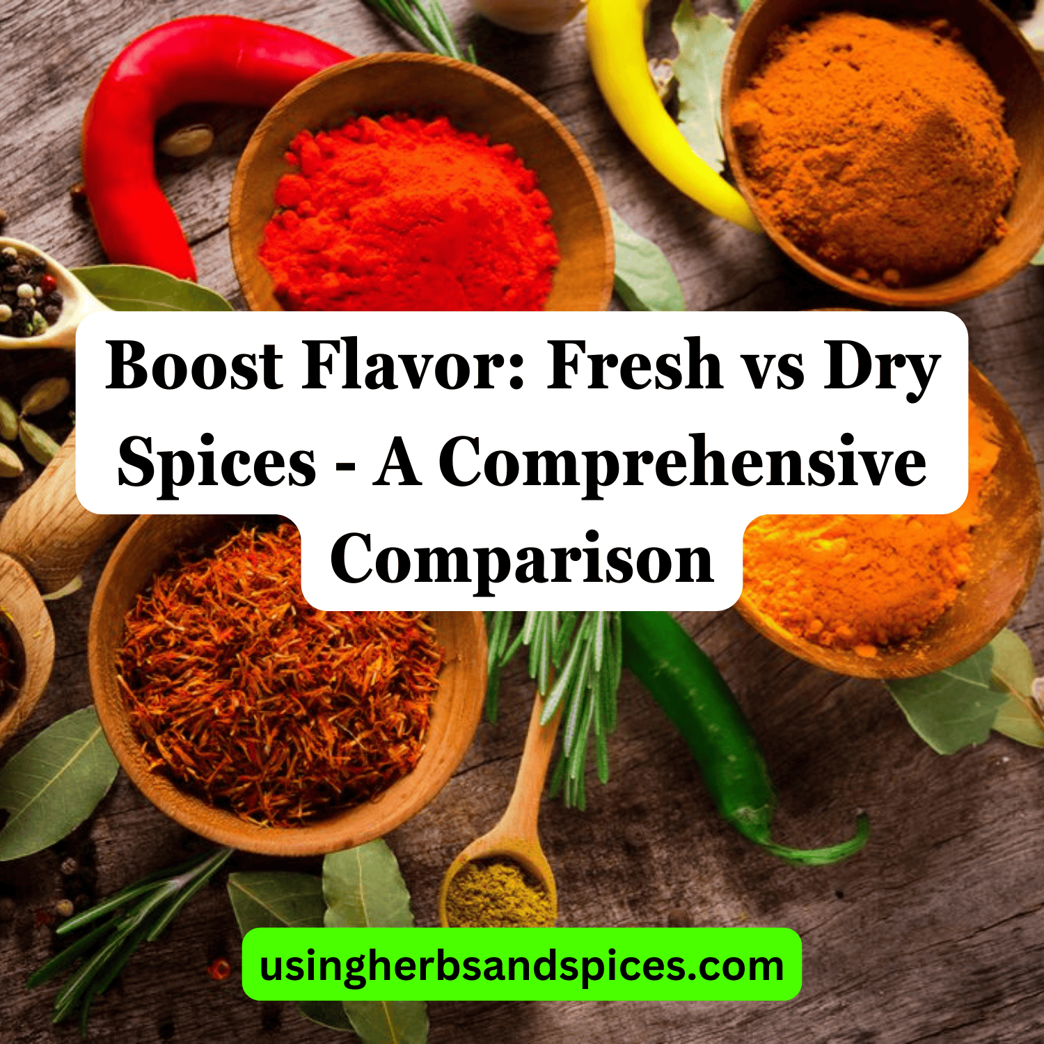 Boost Flavor: Fresh vs Dry Spices - A Comprehensive Comparison - Using ...
