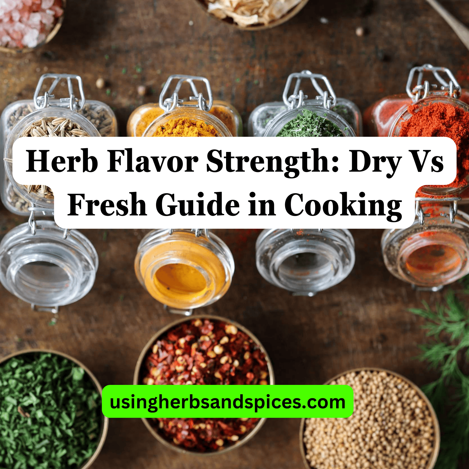 Herb Flavor Strength: Dry Vs Fresh Guide in Cooking - Using Herbs & Spices