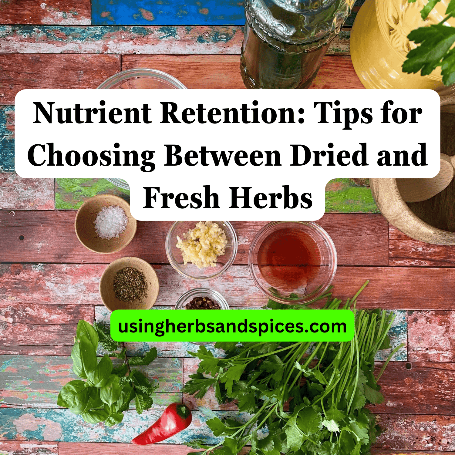 Nutrient Retention: Tips for Choosing Between Dried and Fresh Herbs ...