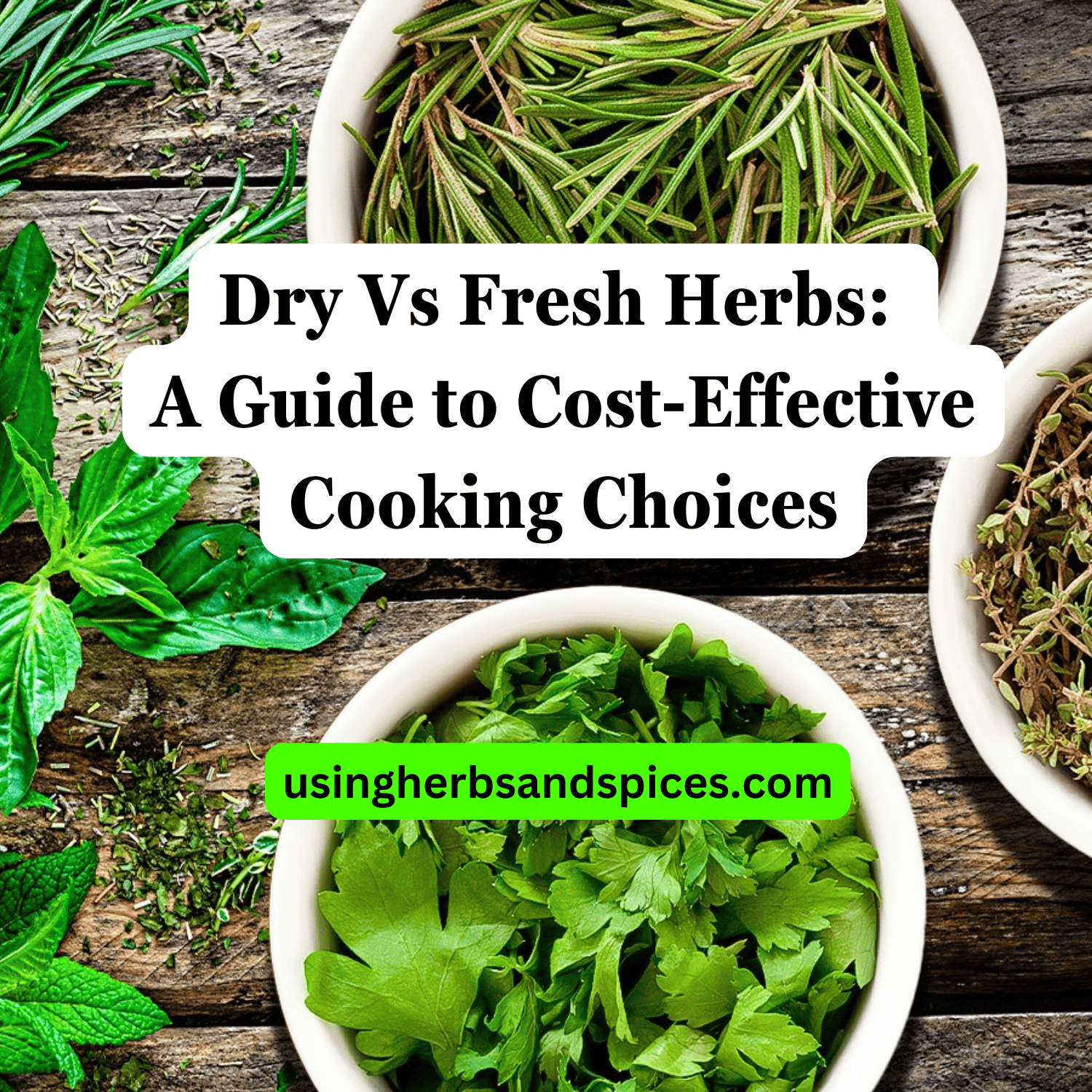Dry Vs Fresh Herbs: A Guide to Cost-Effective Cooking Choices - Using ...