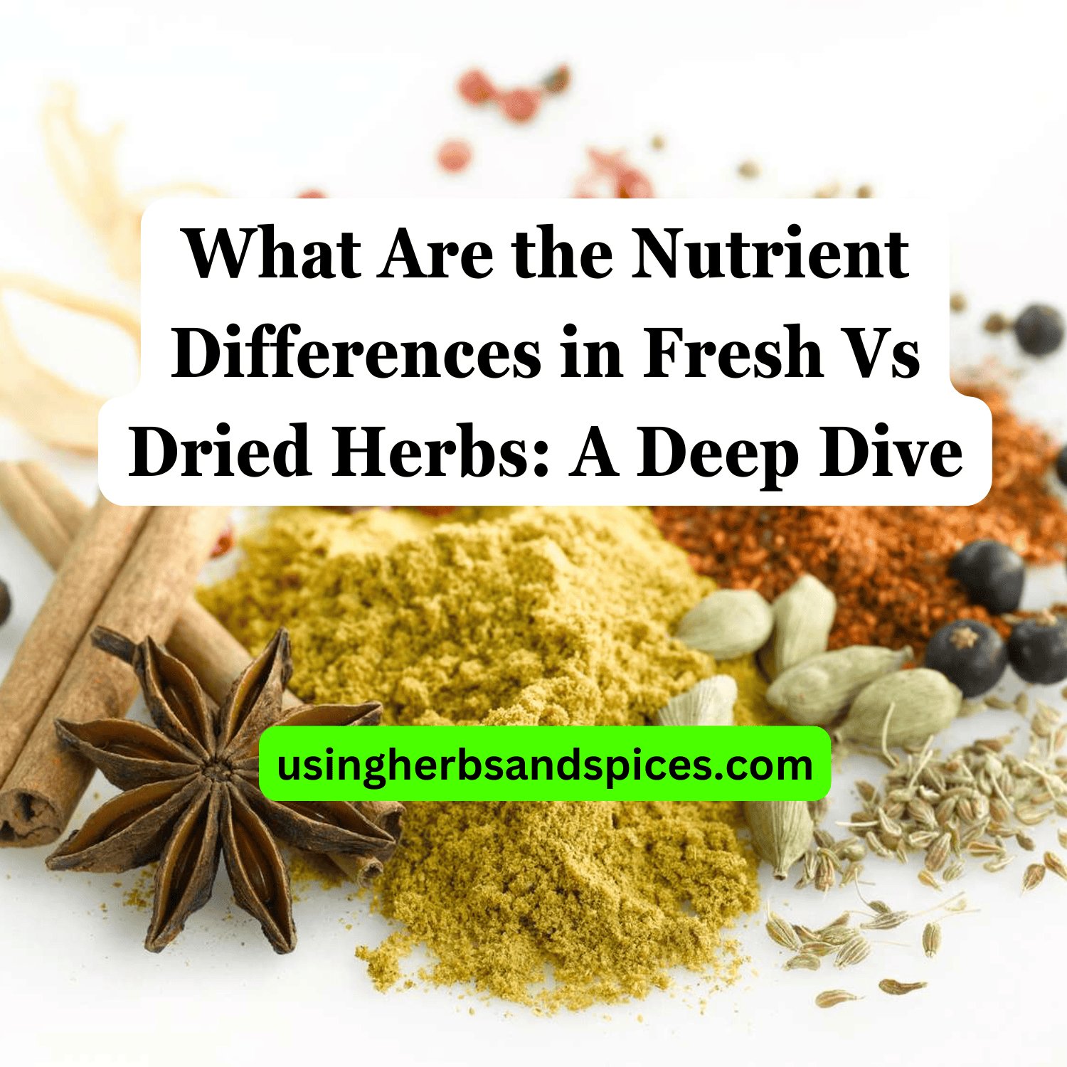 What Are the Nutrient Differences in Fresh Vs Dried Herbs: A Deep Dive ...