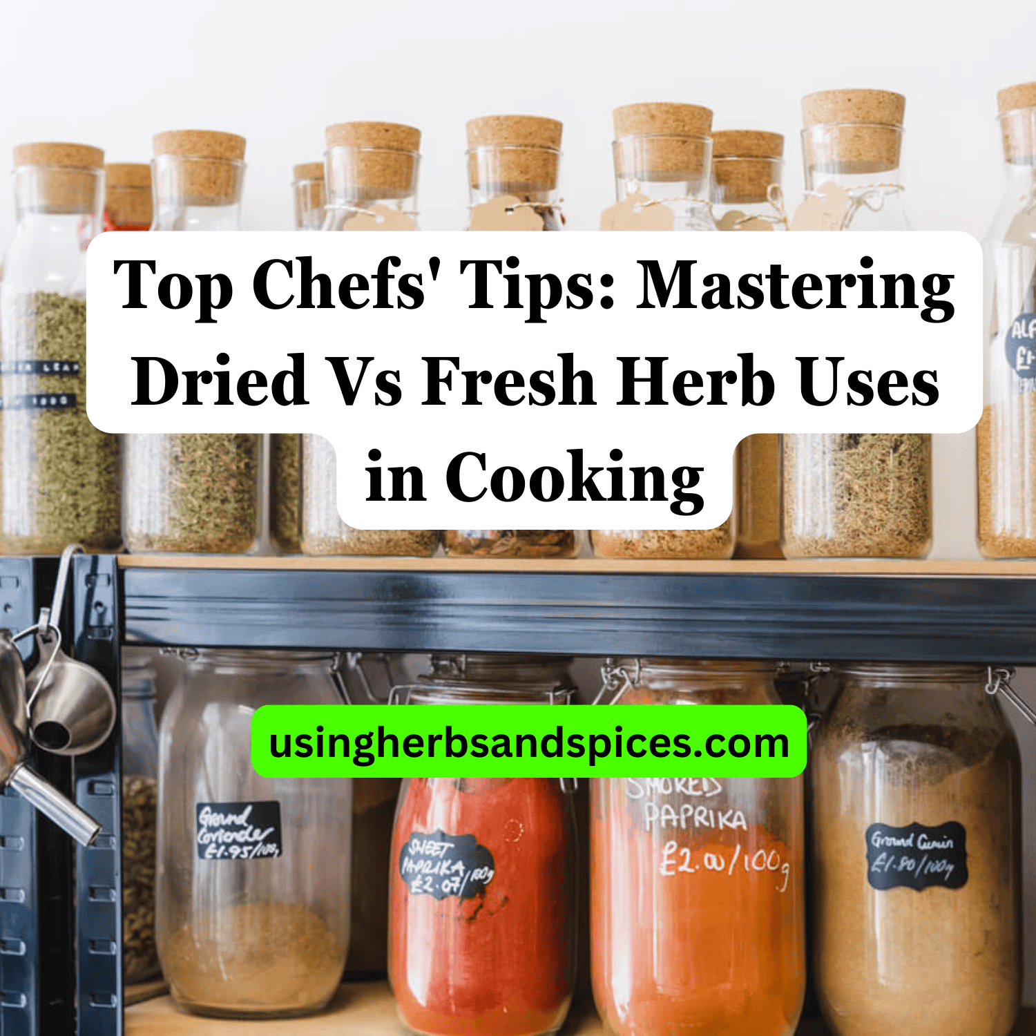 Top Chefs' Tips: Mastering Dried Vs Fresh Herb Uses in Cooking - Using ...