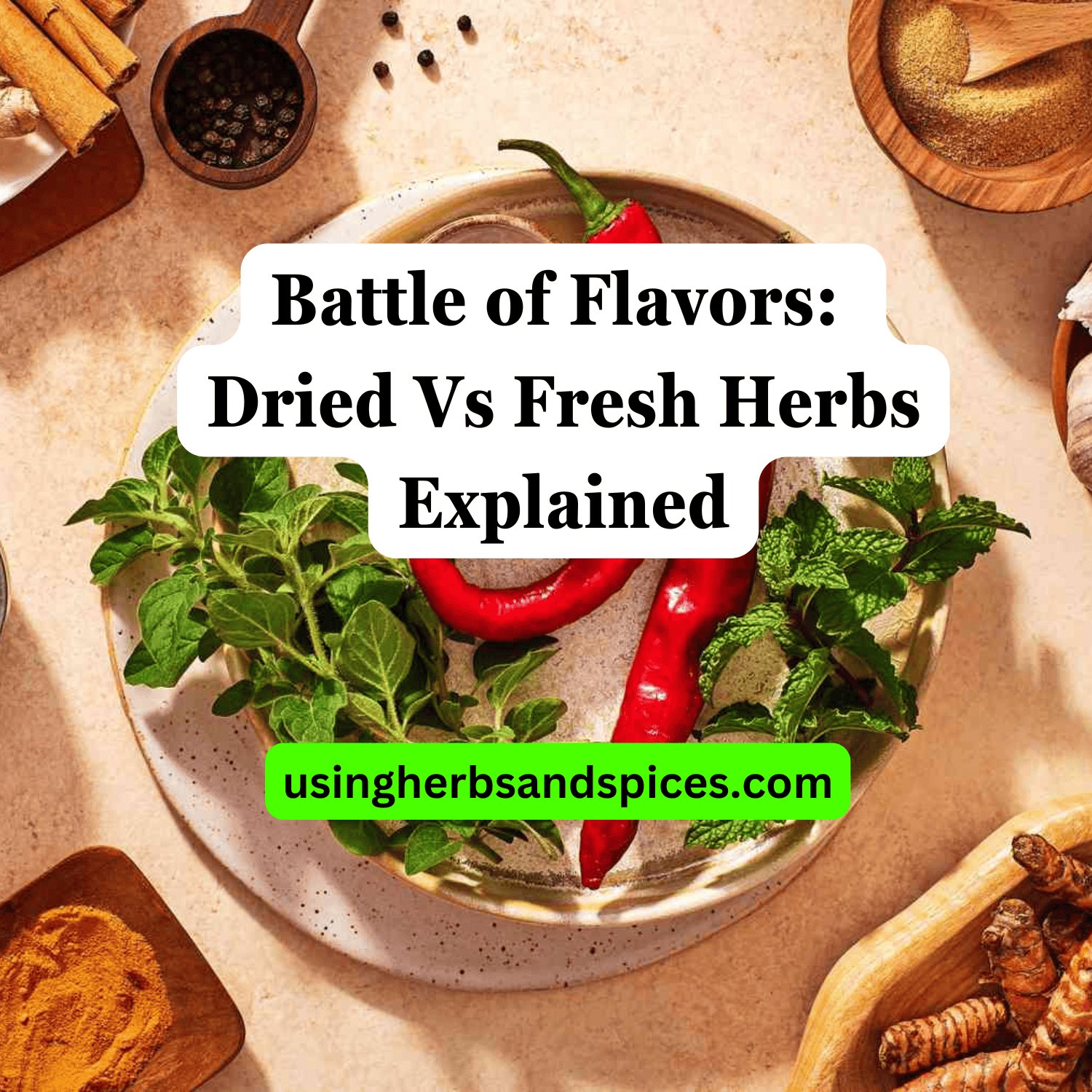 Battle of Flavors: Dried Vs Fresh Herbs Explained - Using Herbs & Spices