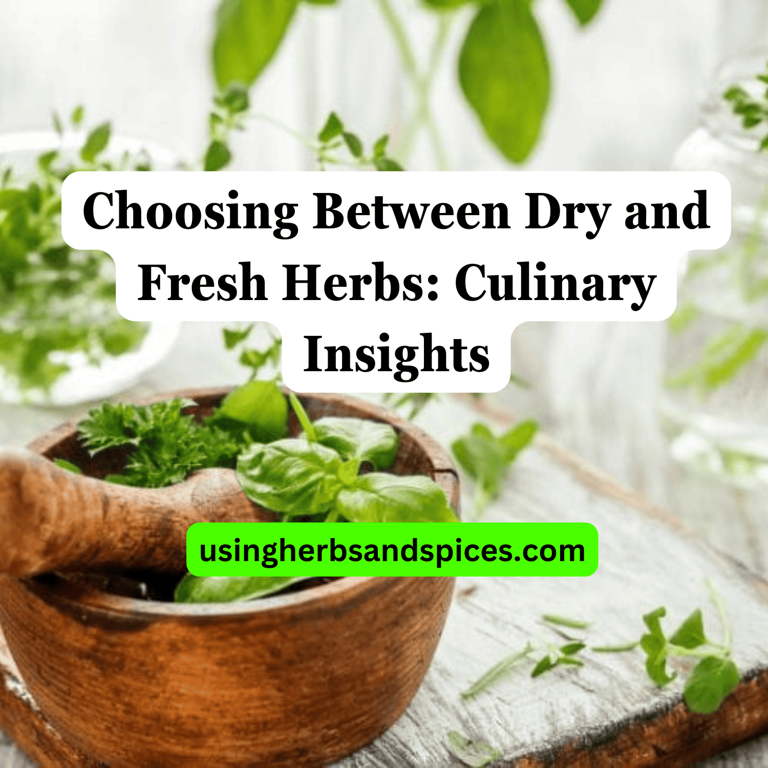 Choosing Between Dry and Fresh Herbs: Culinary Insights - Using Herbs ...